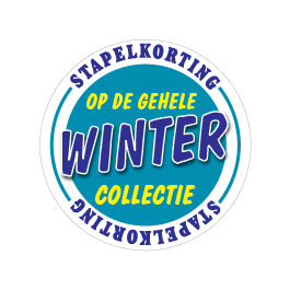 Etalagesticker stapelkorting winter blauw 1 artikel STA-111