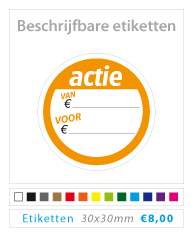 beschrijfbare etiketten